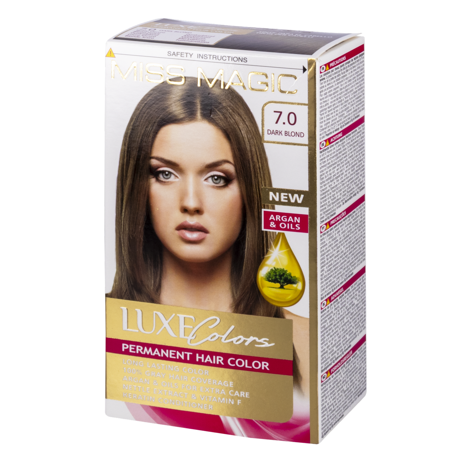 Tinte De Cabello Luxe Colors Rubio Oscuro 7.0 MISS MAGIC Colors Rubio ...