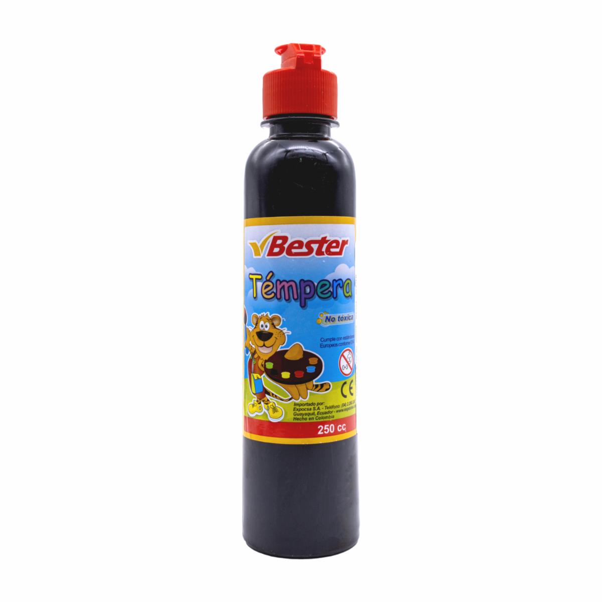 Tempera Negra BESTER 250ml - Megamaxi