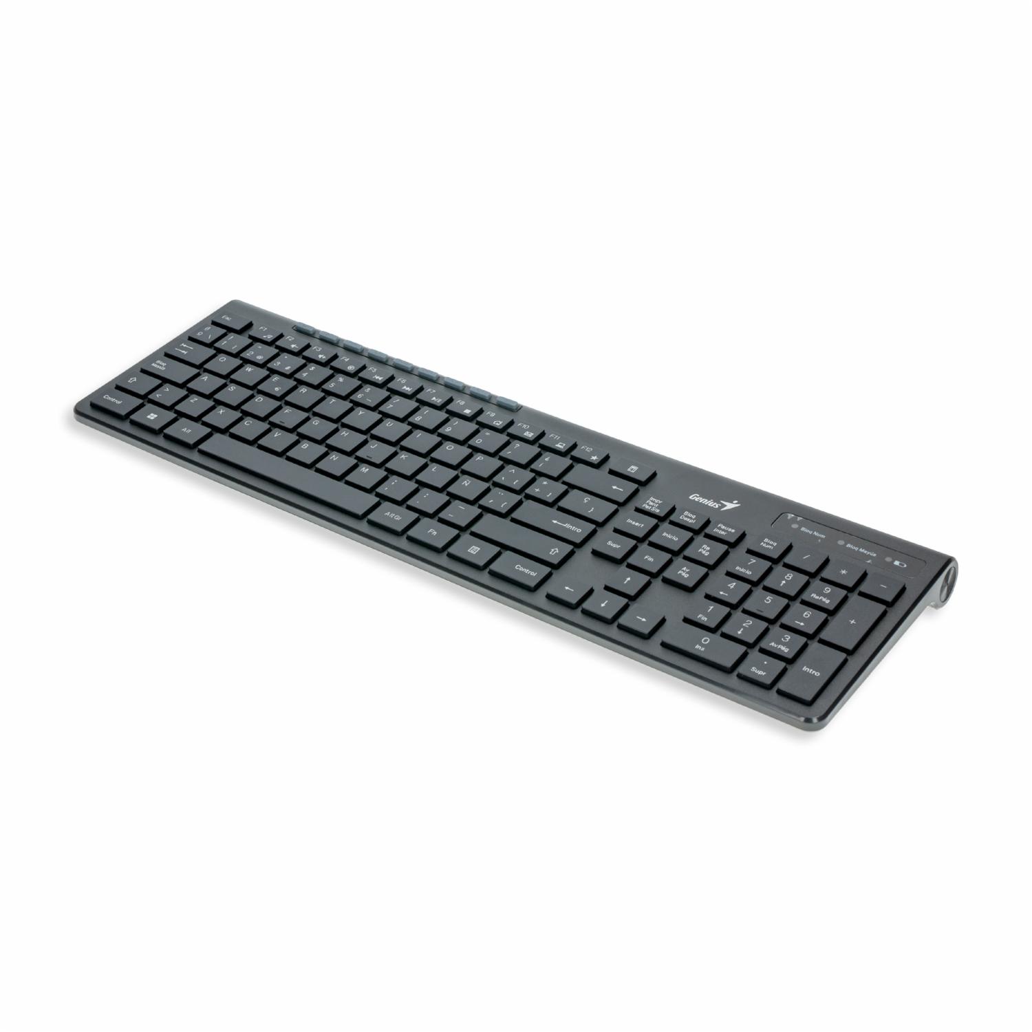 Teclado USB SP Modeo Slimstar 7230 Wireless Negro GENIUS Inalámbrica ...