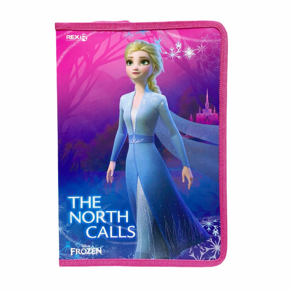 Carpeta Con Zipper Diseño Frozen REX PLASTICS A4 - Megamaxi
