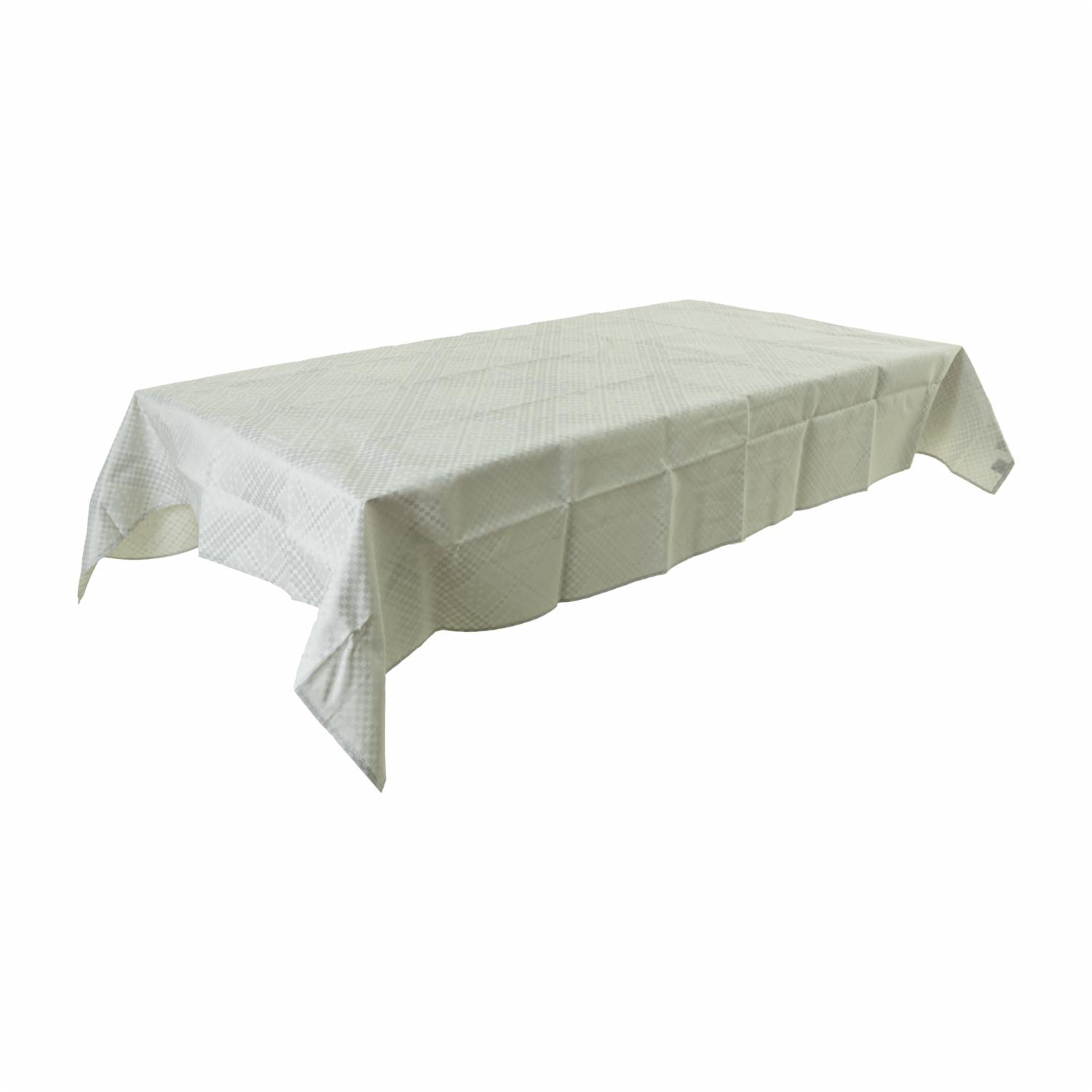Mantel Rectangular Diseño Beamon Gris 6 Puestos KARSTEN - Megamaxi